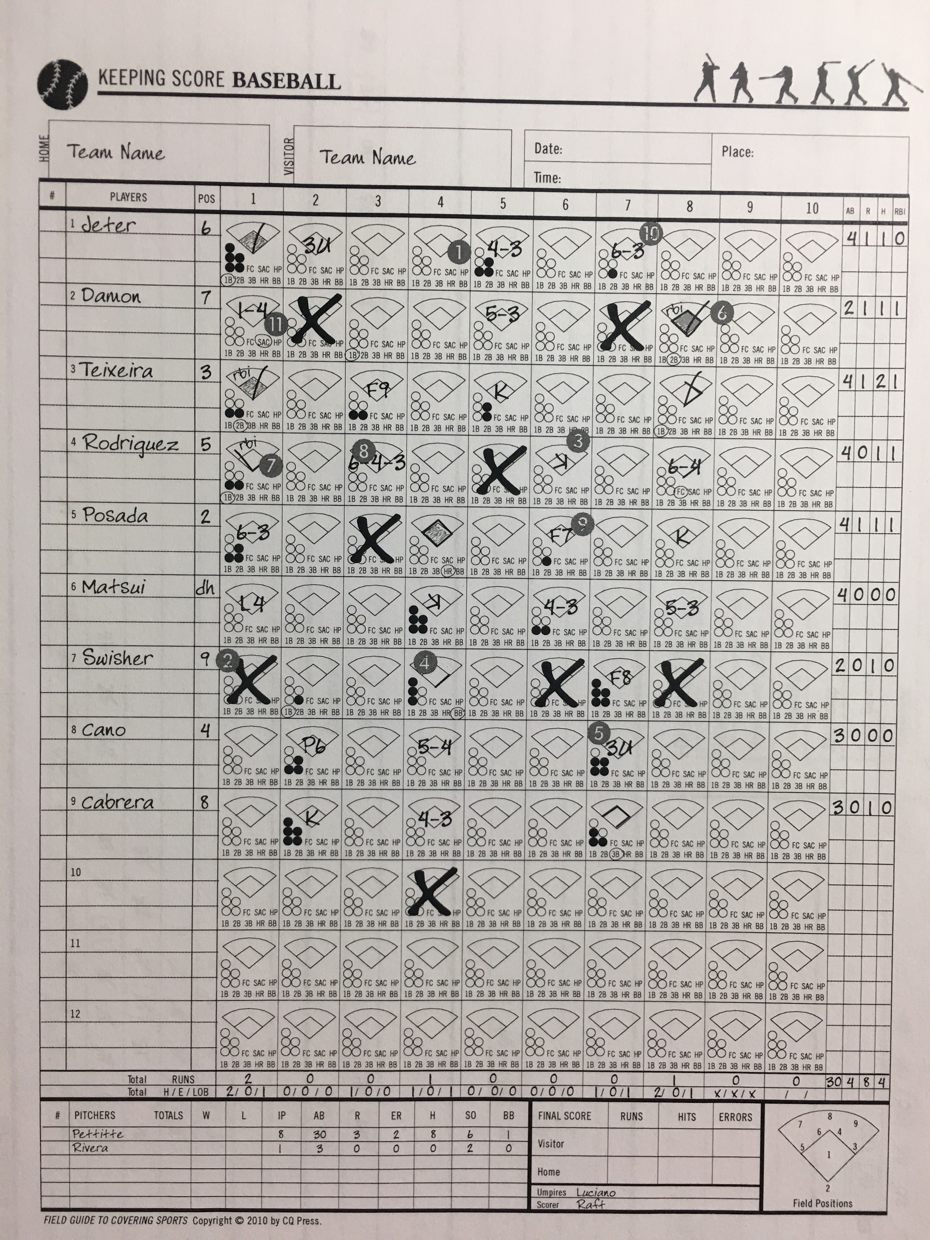 How to keep score, take notes and write stories about live sports ...